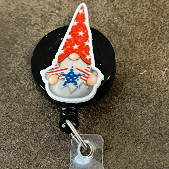Accessories | Patriotic Gnome Badge | Poshmark